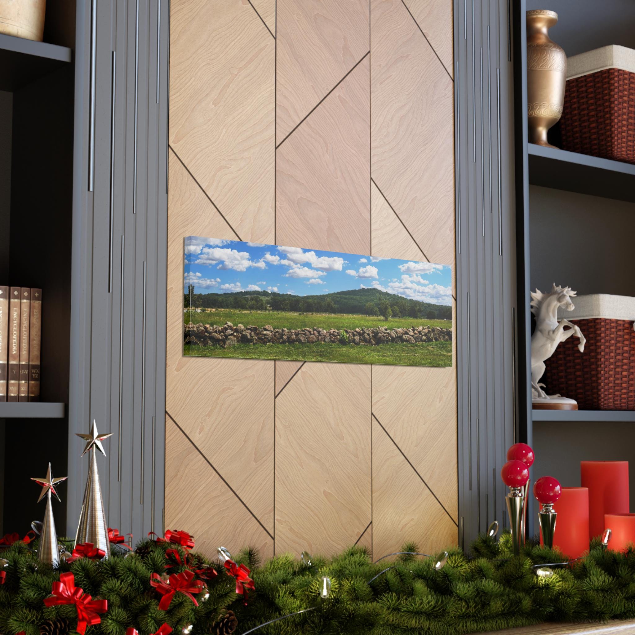 The Round Tops at Gettysburg Canvas Panorama - Etsy