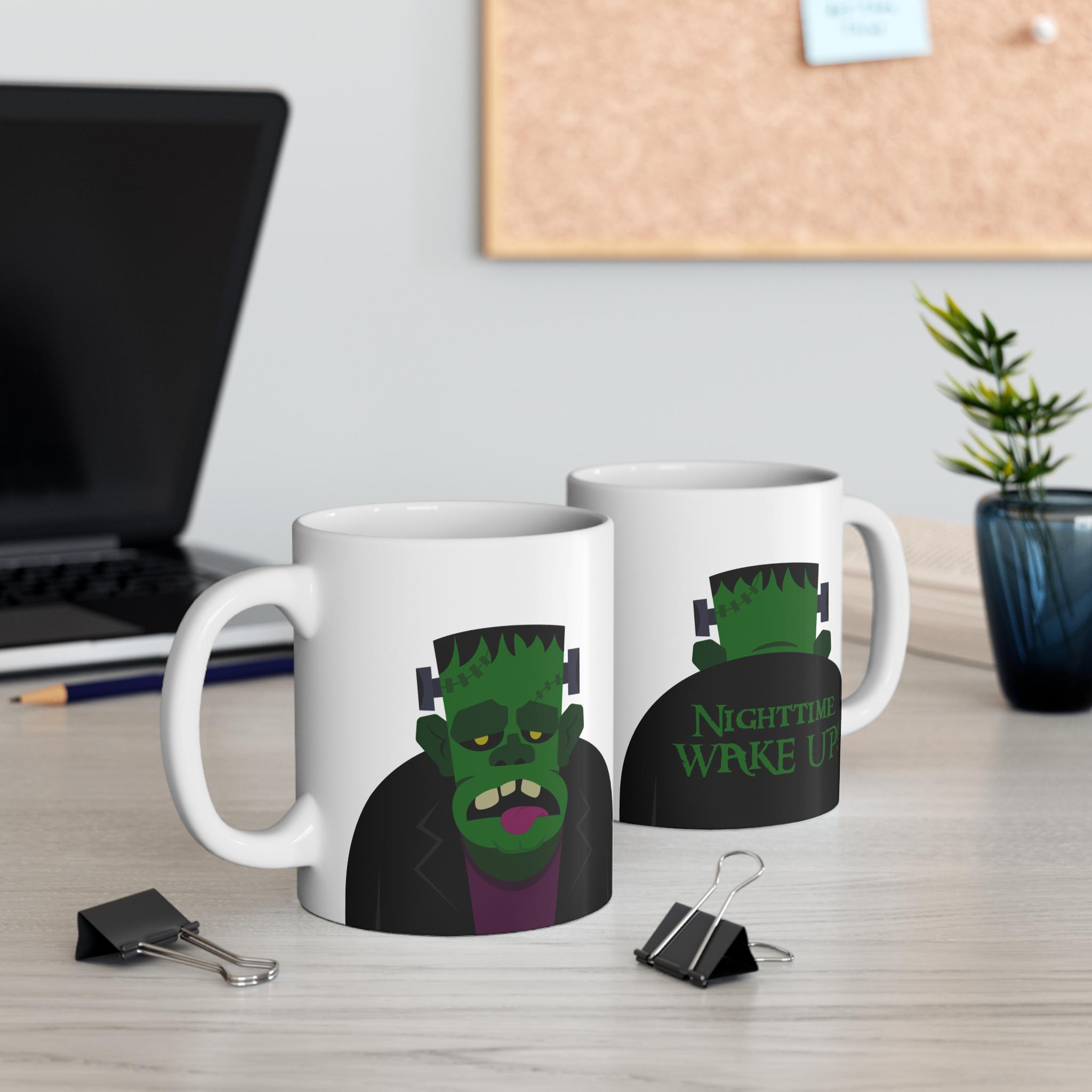 Frankenstein Mug, Halloween Coffee Cup, Spooky Drinkware, Horror Movie ...