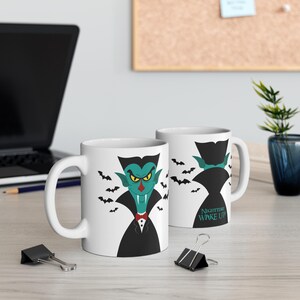 Halloween Dracula Mug, Spooky Coffee Cup, Vampire Themed Drinkware ...