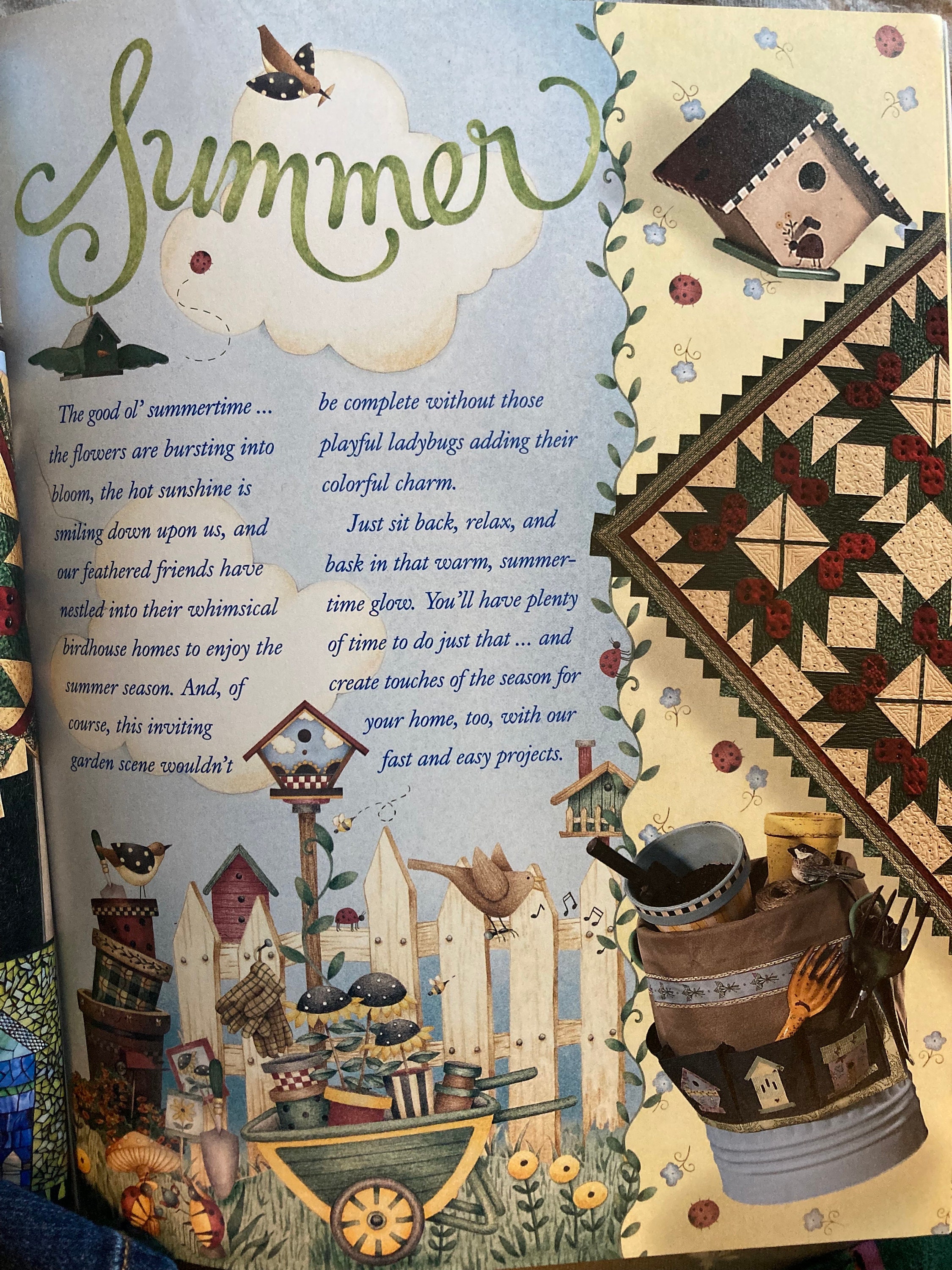 Debbie Mumm Mumms the Word Birdhouses for Every Season Book Quilting ...