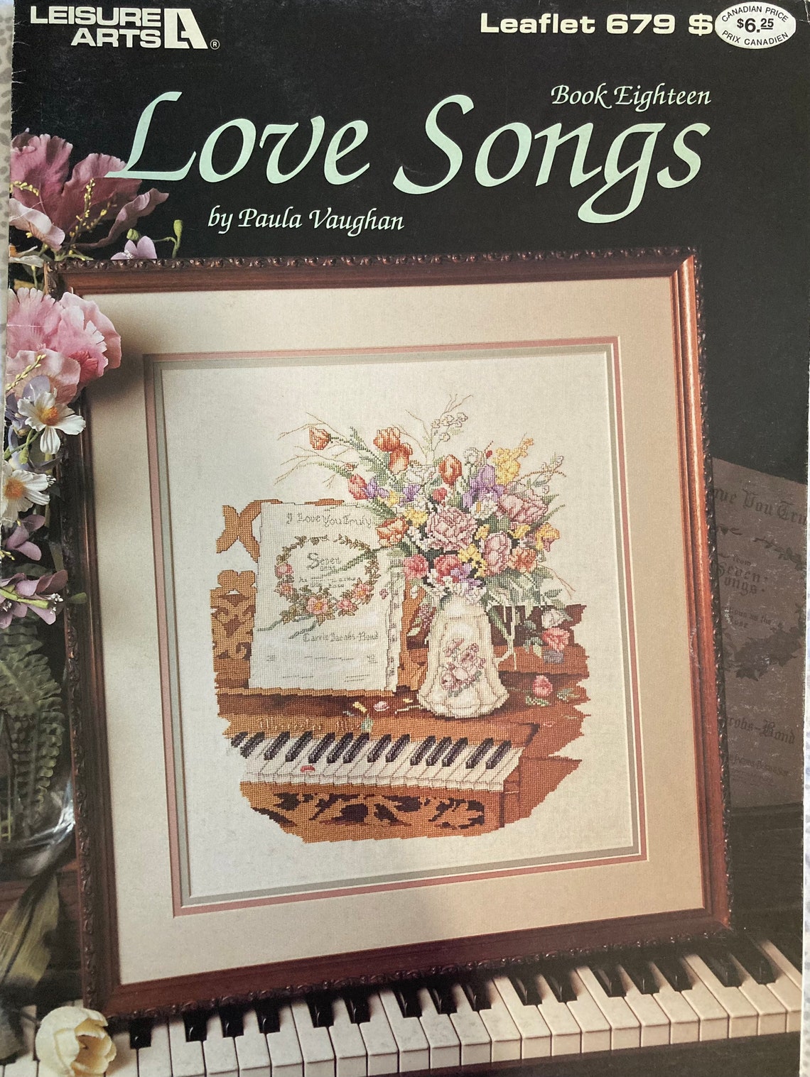 Leisure Arts Paula Vaughan Love Songs Cross Stitch Pattern - Etsy