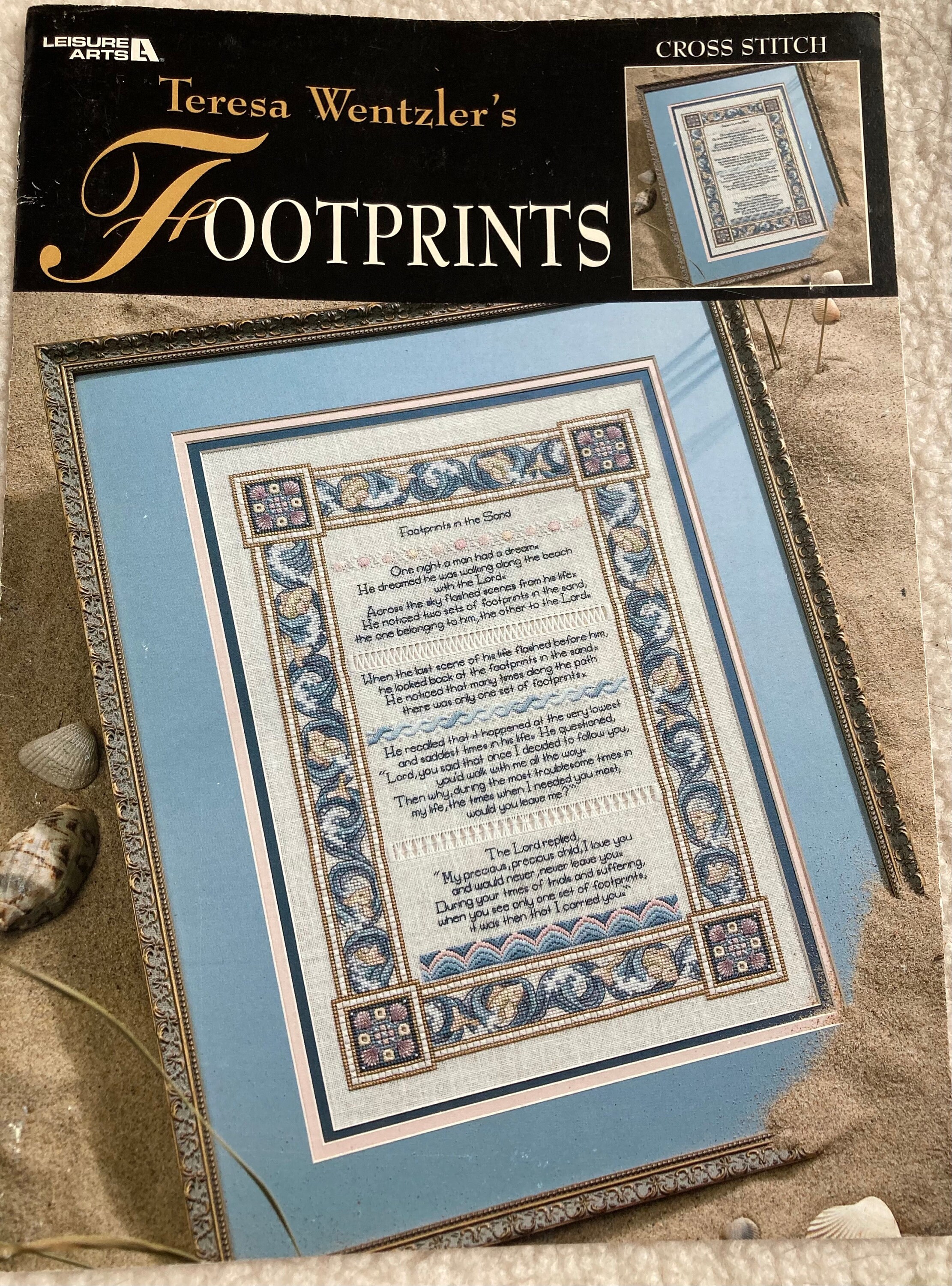 Teresa Wentzler FOOTPRINTS Cross Stitch Pattern - Etsy