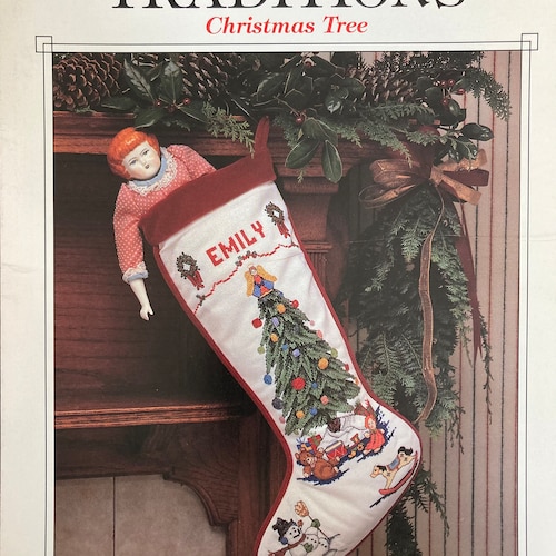 15 Christmas Stocking Set Cross Stitch Pattern Santa - Etsy