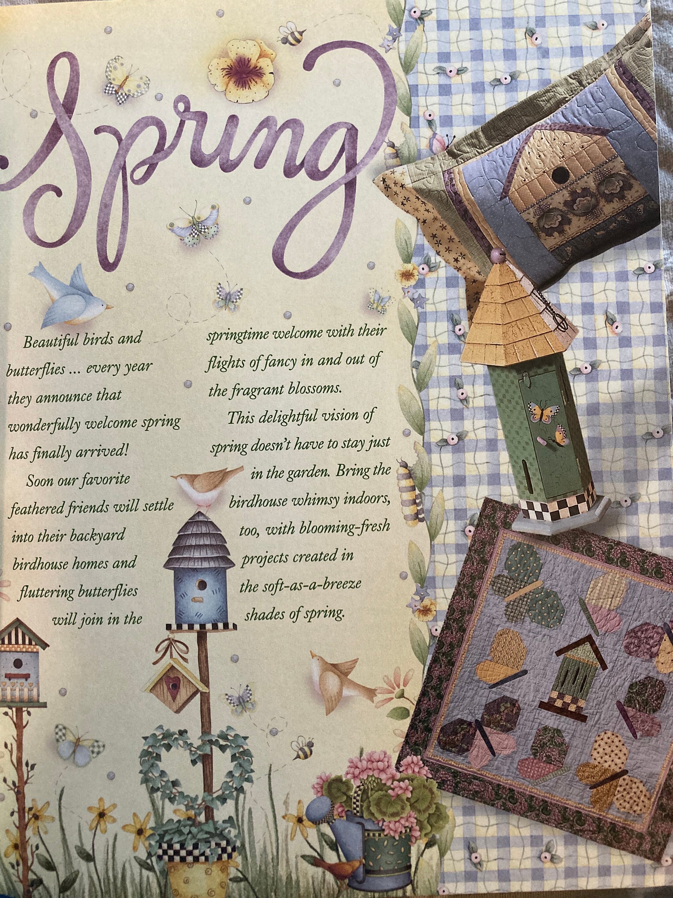 Debbie Mumm Mumms the Word Birdhouses for Every Season Book Quilting ...