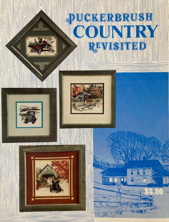 Puckerbrush Plants Country Revisited Cross Stitch Patterns | Etsy
