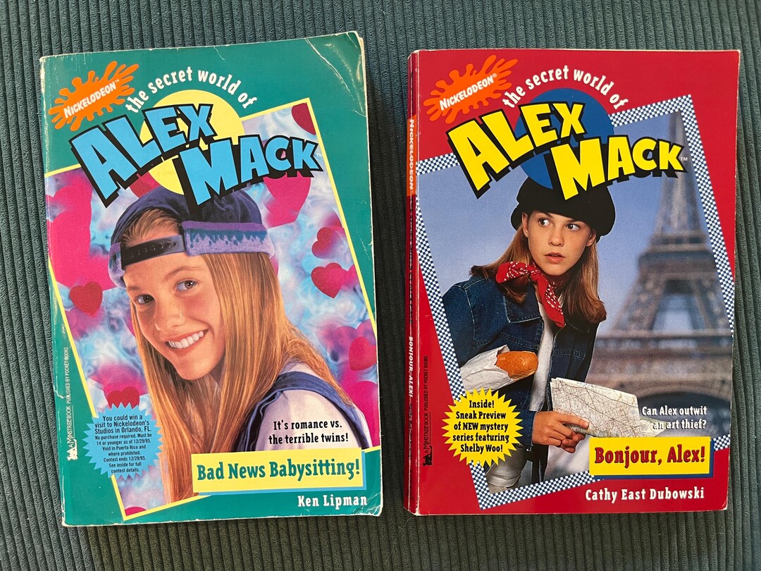 Nickelodeon ALEX MACK Books Vintage - Etsy UK