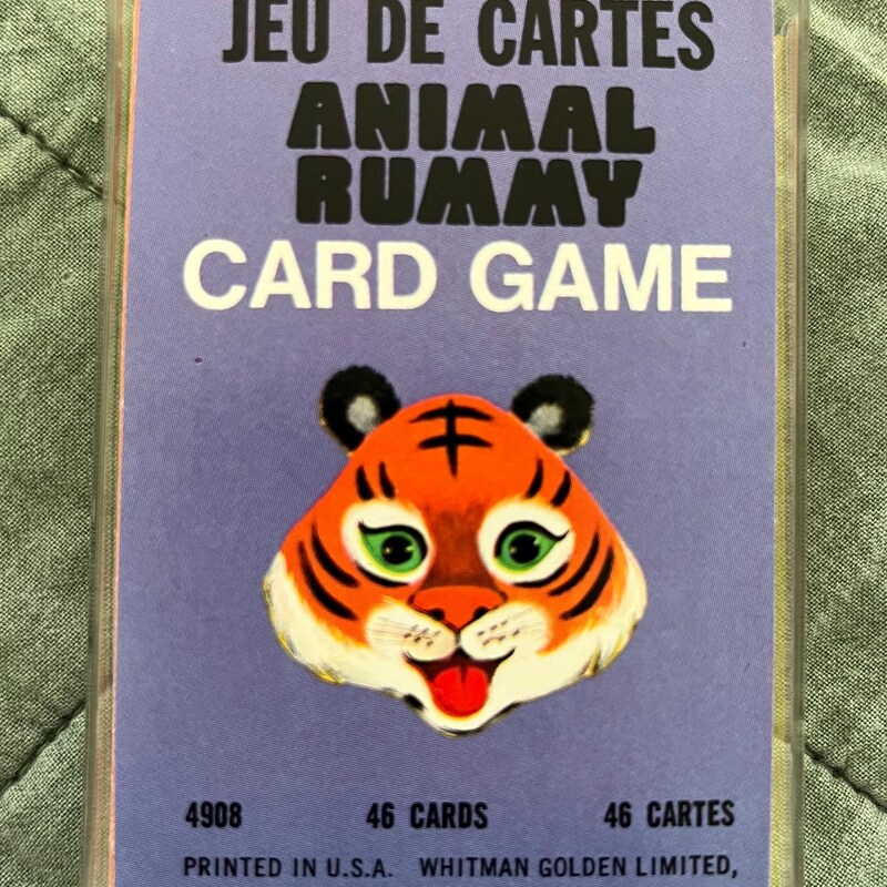 Vintage Animal Rummy - Etsy