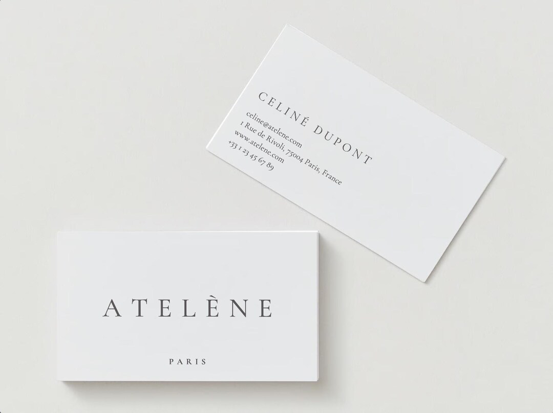 Elegant Business Card Design - Etsy