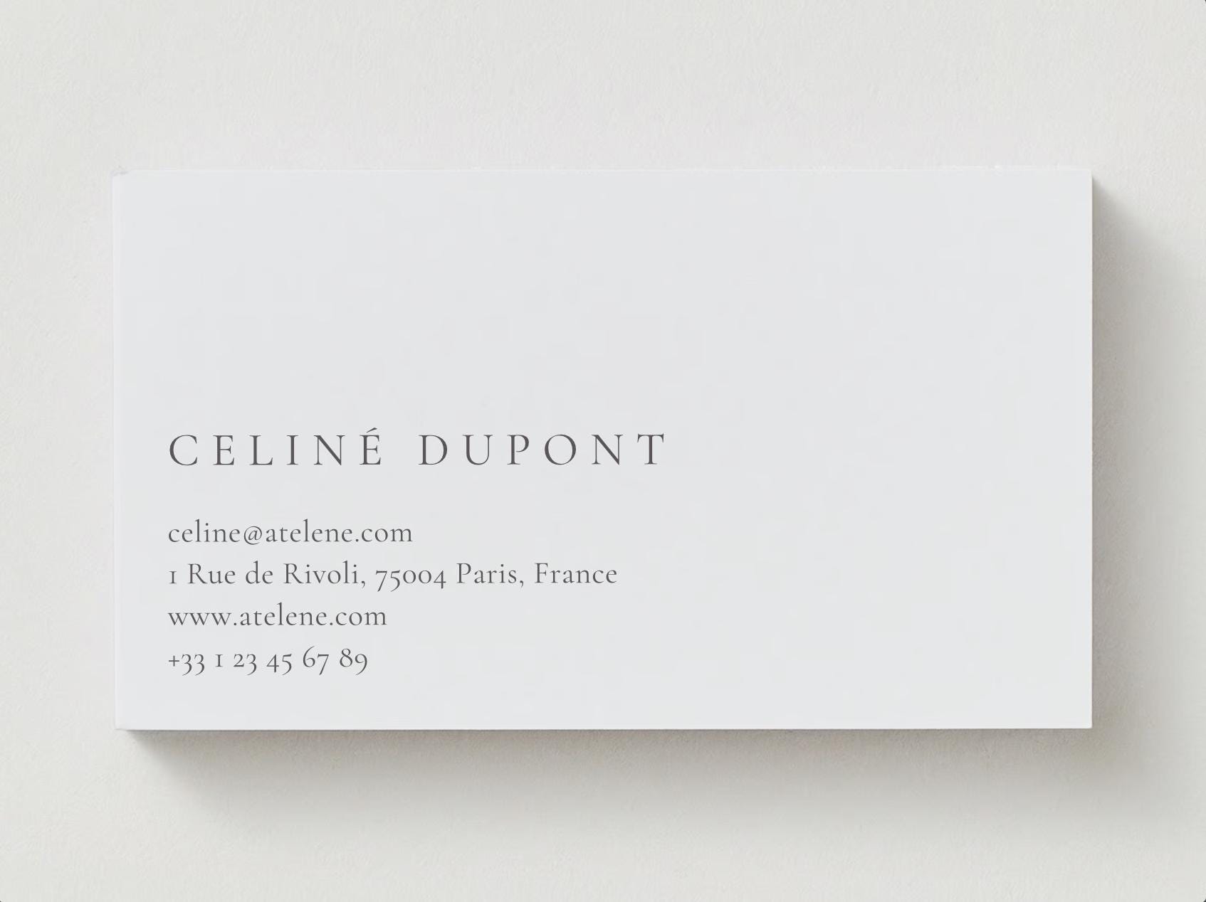 Elegant Business Card Design - Etsy