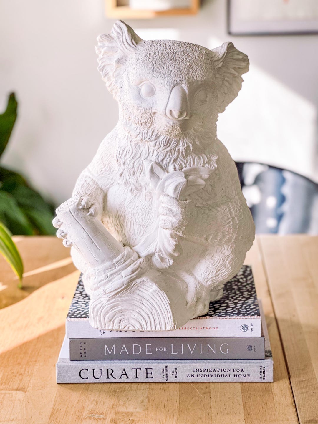PLASTER KOALA SCULPTURE- Vintage Plaster Sculpture- Continental Studios ...