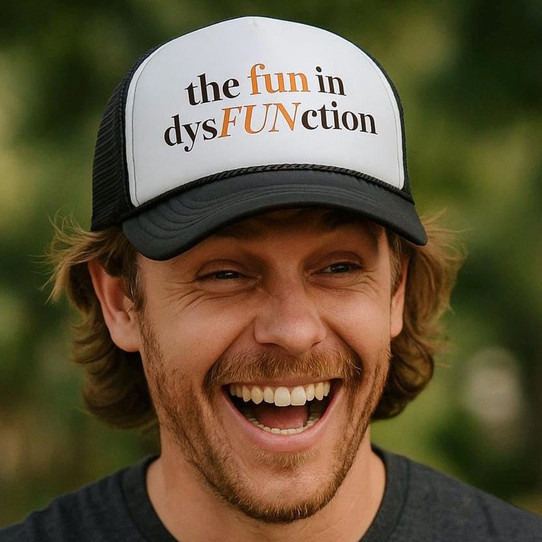 The Fun in Dysfunction Trucker Hat, Funny Mental Health Hat, Relatable ...