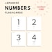 Japanese Numbers 1-100 Simple Compact Flashcards - Etsy