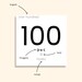 Japanese Numbers 1-100 Simple Compact Flashcards - Etsy