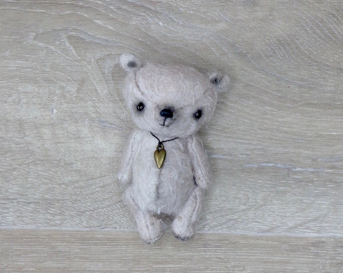 Hand Sewn Jointed Mohair Teddy Bear Sam by Woollybuttbears BJD Doll ...