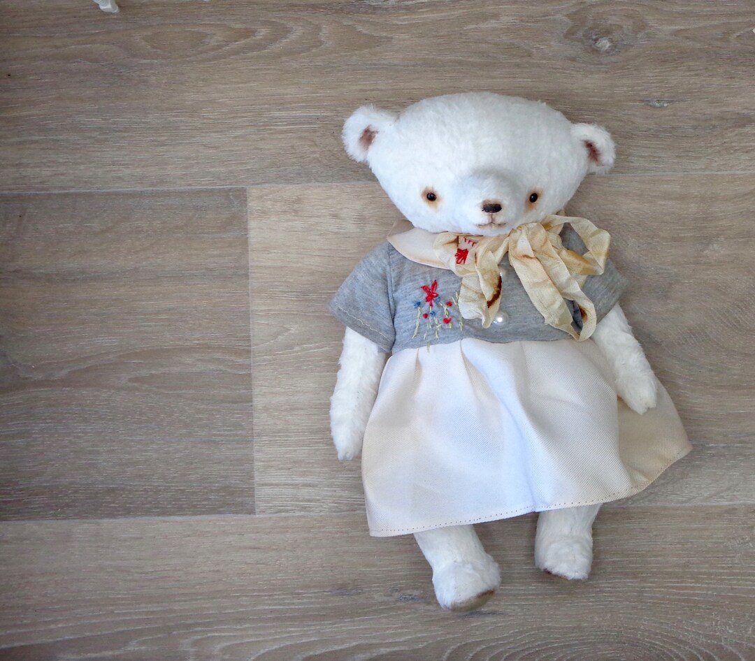 Polly A Handmade Jointed Teddy Bear by Woollybuttbears BJD Doll Friend ...