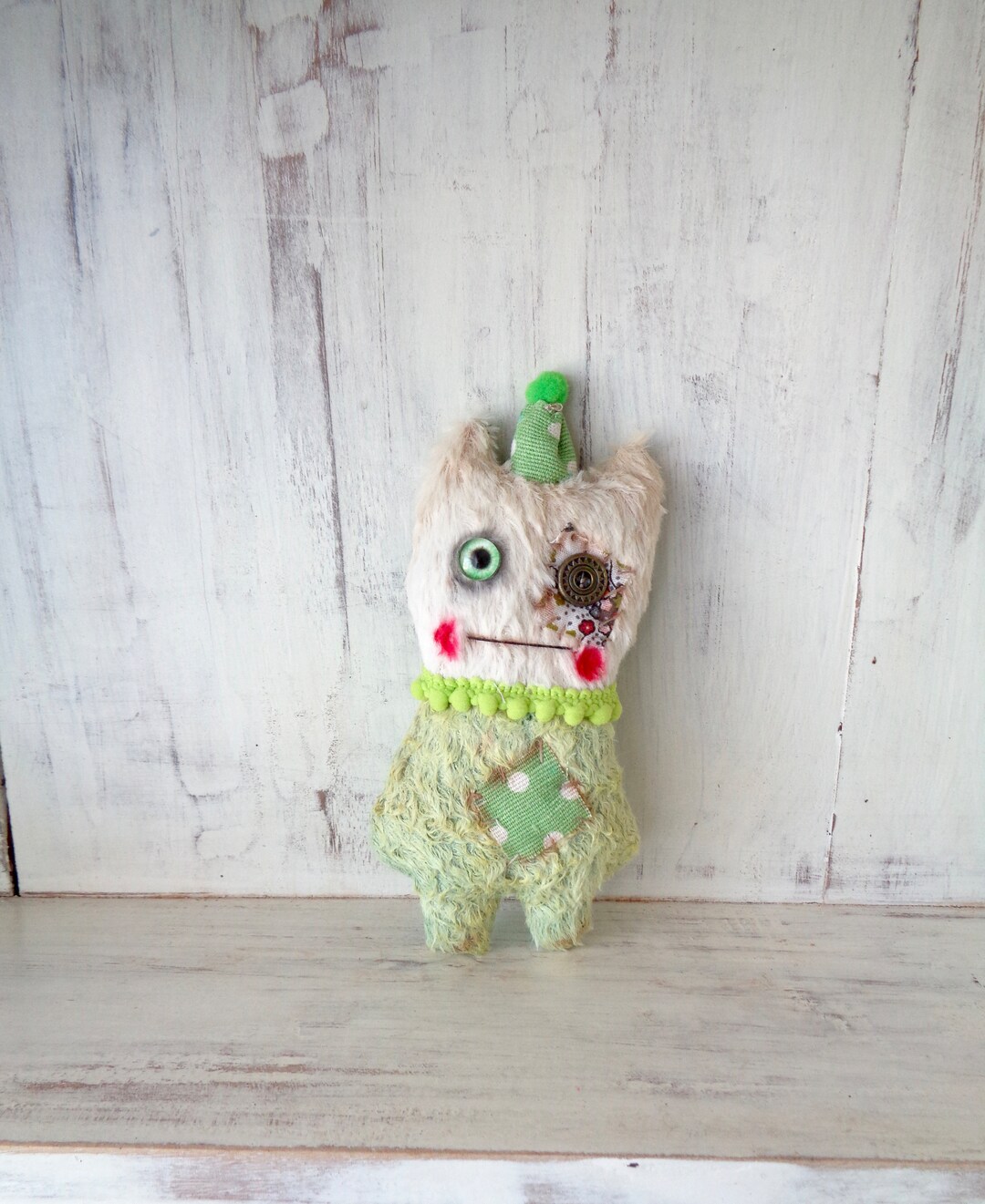 Mini Monster by Woollybuttbears Teddy Bear Doll Friends Pocket Pal ...