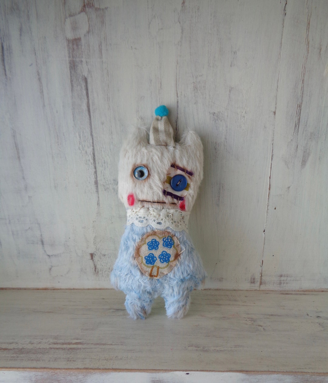 Mini Monster by Woollybuttbears Teddy Bear Doll Friends Pocket Pal ...