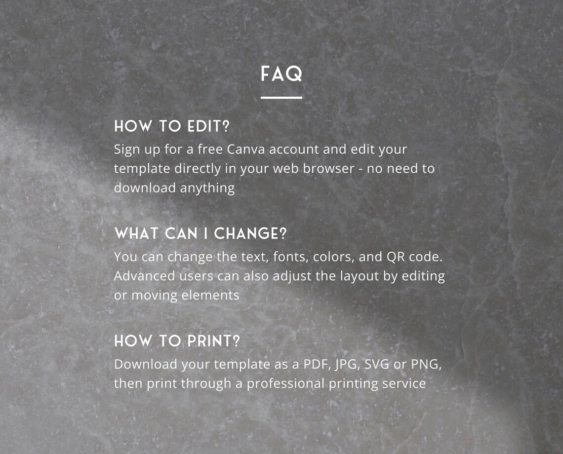 Review Card Template for Canva 85 X 55 Mm 3.5 X 2 in Business Card ...