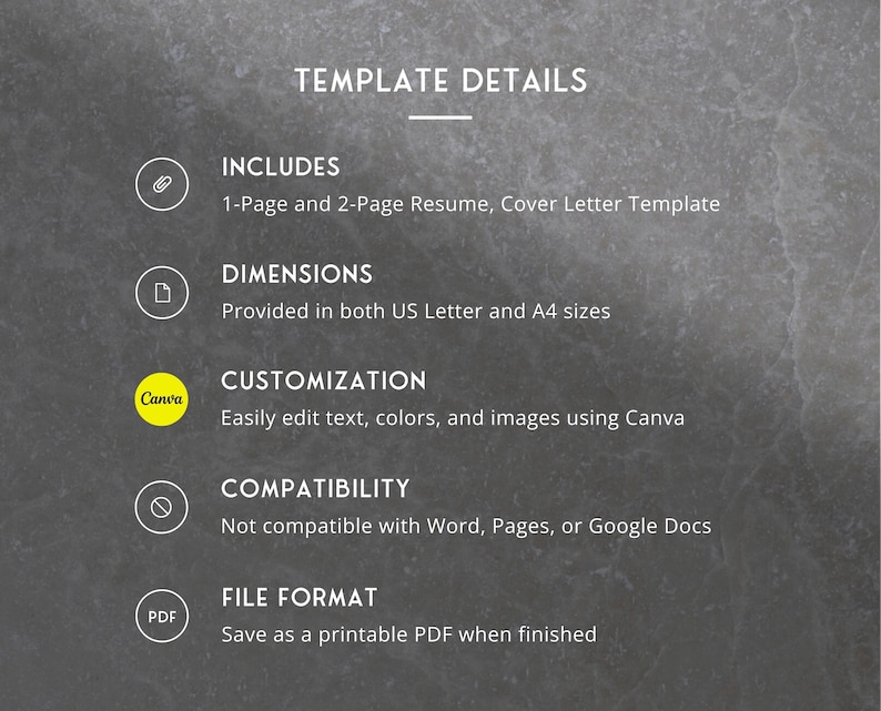 Resume Template Interior Designer for Canva • 1-page CV • 2-page CV ...