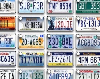 License Plate Game Road Trip Coloring Page Printable for Kids Travel ...