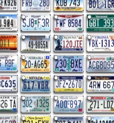 License Plate Game Road Trip List Printable - Etsy