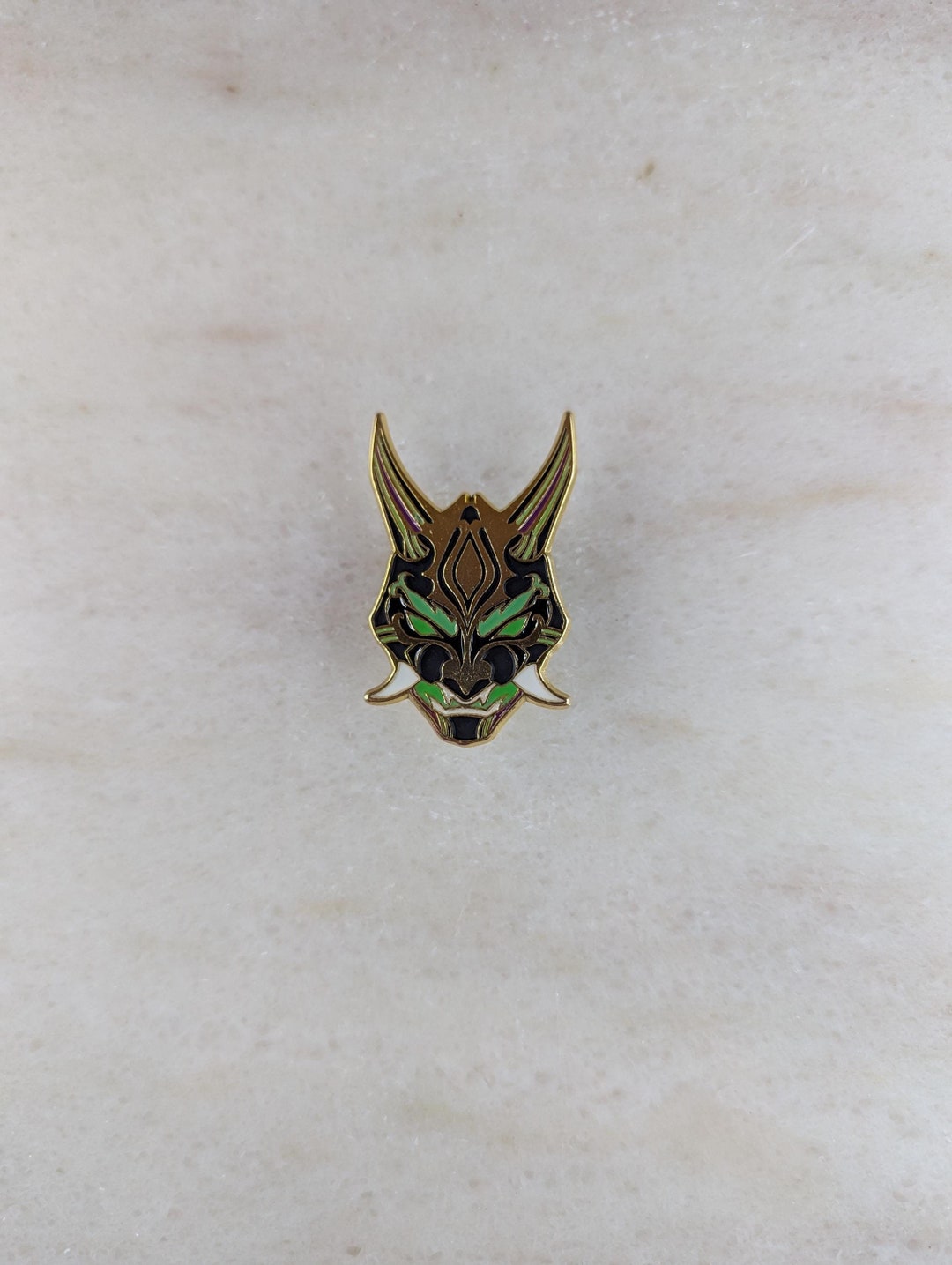 Genshin Impact Mandrill Mask Enamel Pin - Etsy