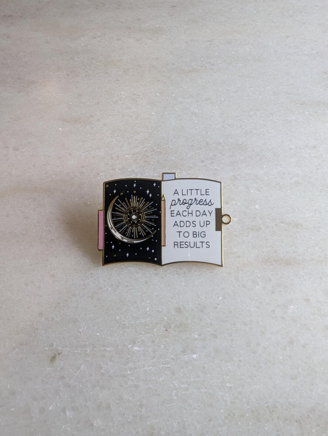 Inspire & Shine Enamel Pin - Motivational Lapel Pin - Etsy
