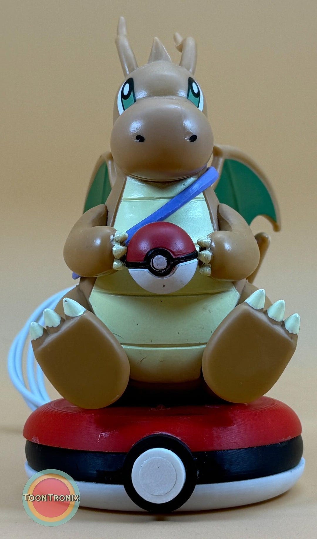5" Dragonite Pokemon Statue USB Toy Figure Desk Lamp Light LED - Etsy