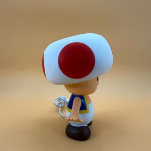 6" Nintendo Toad Desk Lamp Light - Etsy
