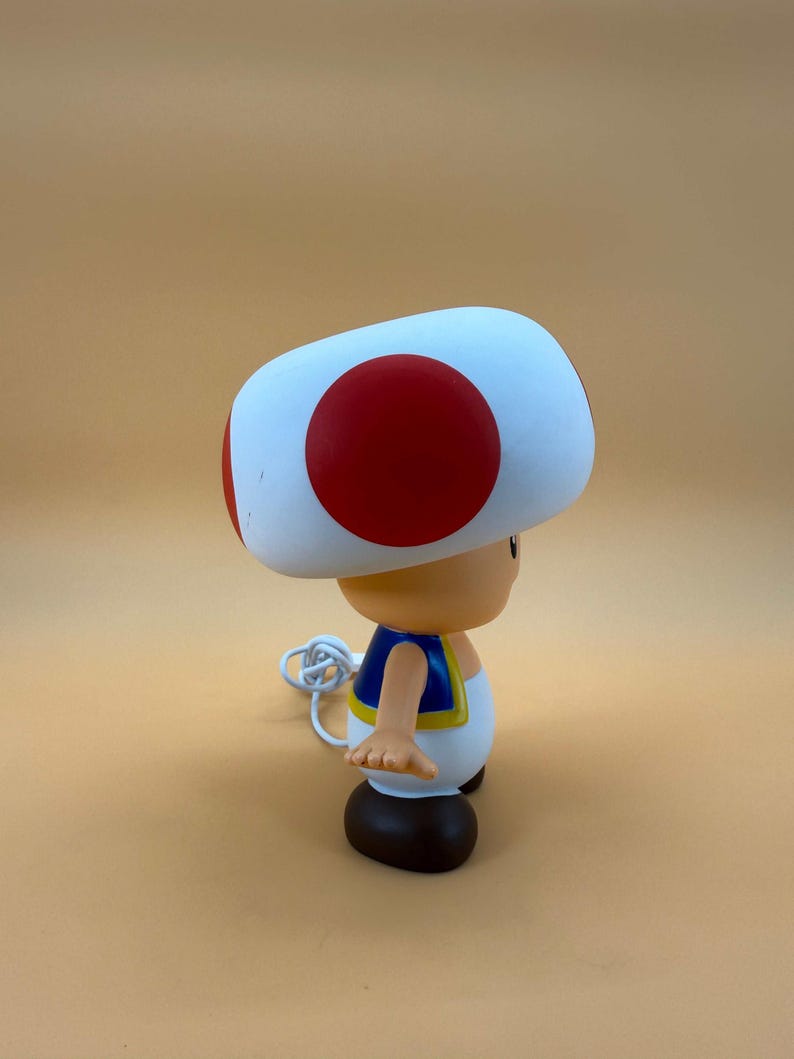 6" Nintendo Toad Desk Lamp Light - Etsy