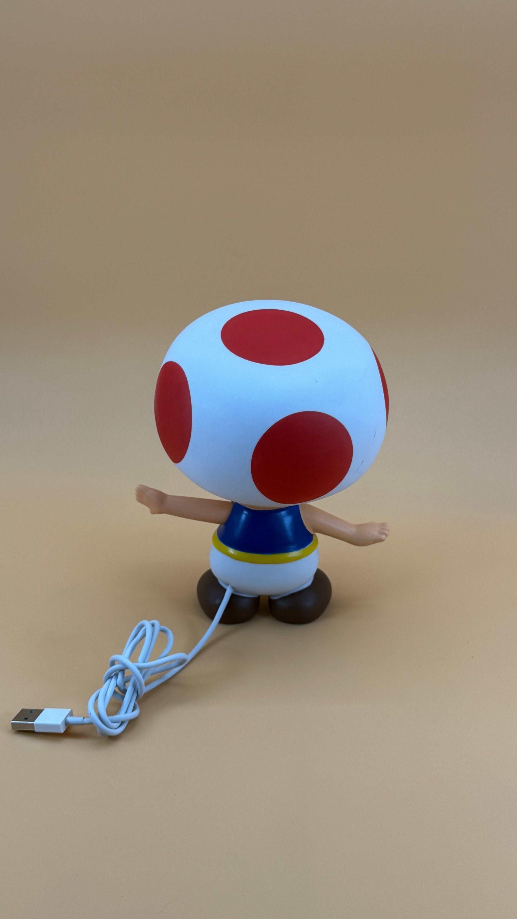 6" Nintendo Toad Desk Lamp Light - Etsy