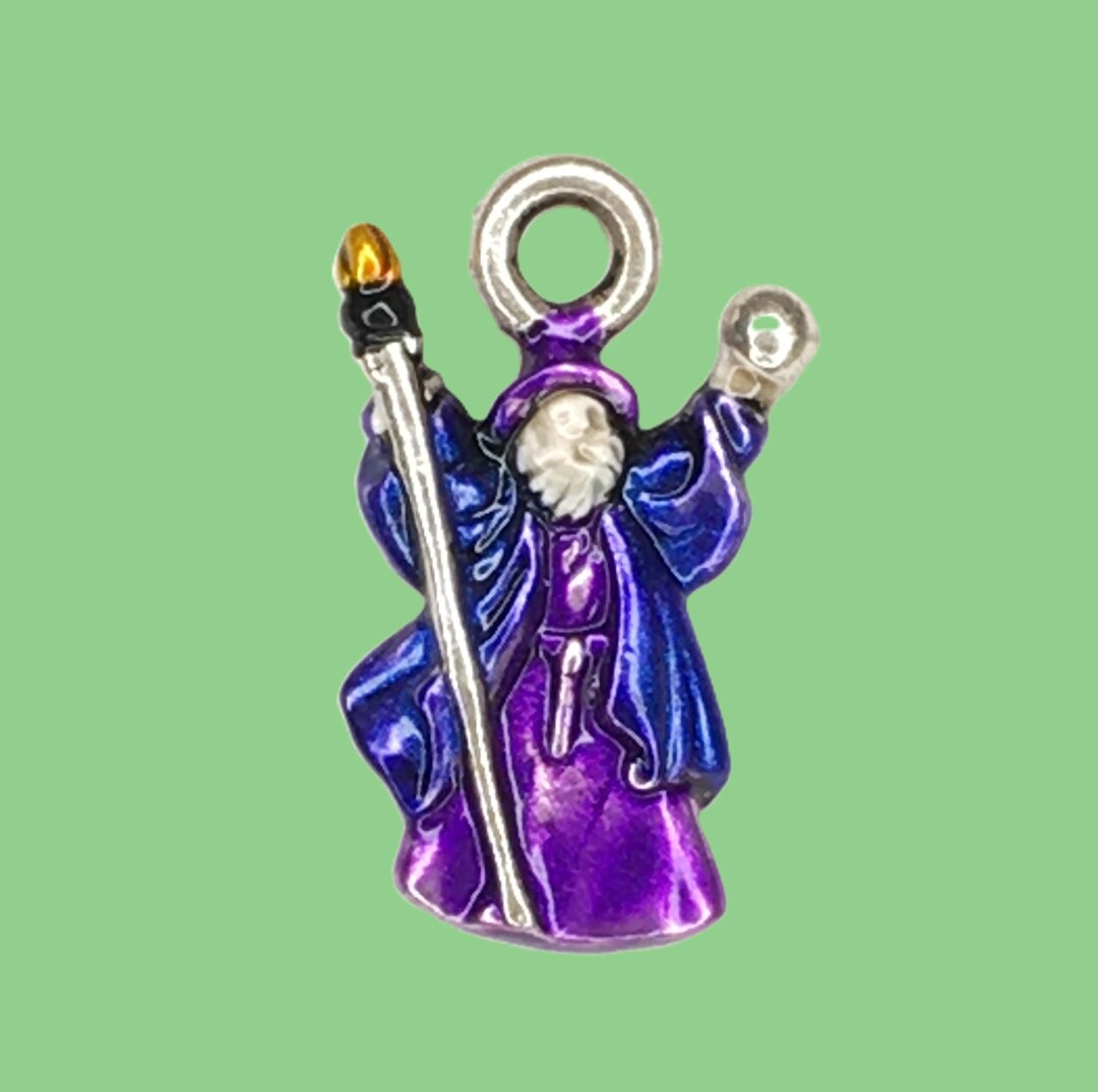Tierracast, Cast Metal, Merlin the Magician Charm C-1442 - Etsy