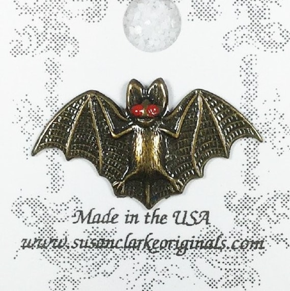 Metal Bat Button Hand Painted for Quilting Crafters - Etsy