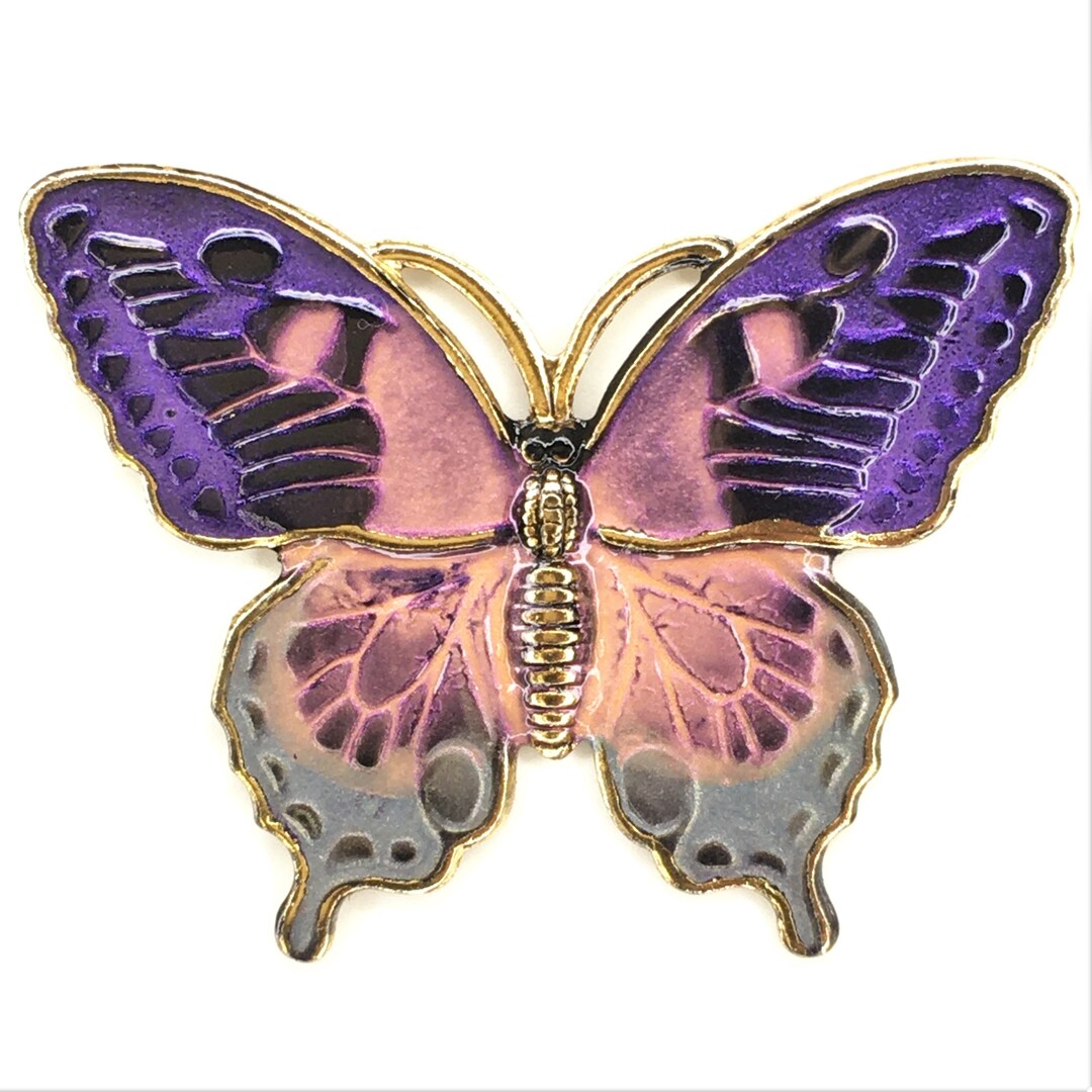 Fantasy Purple Swallowtail Butterfly - Hand Painted - #238 C- for ...