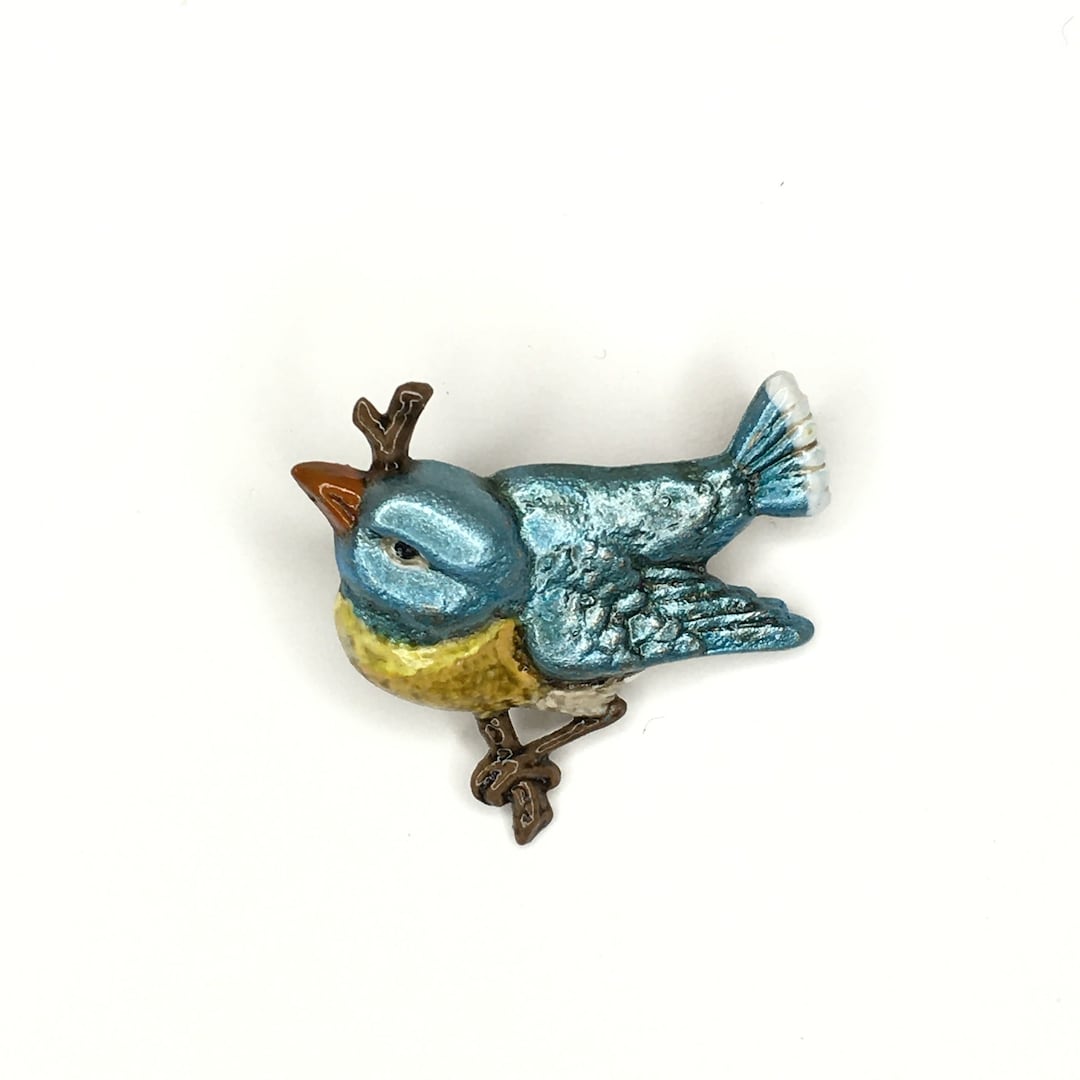 Large Metal Bluebird Pin- P-22 - Etsy