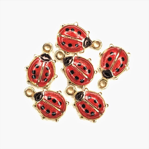 Ladybug Charm - Etsy