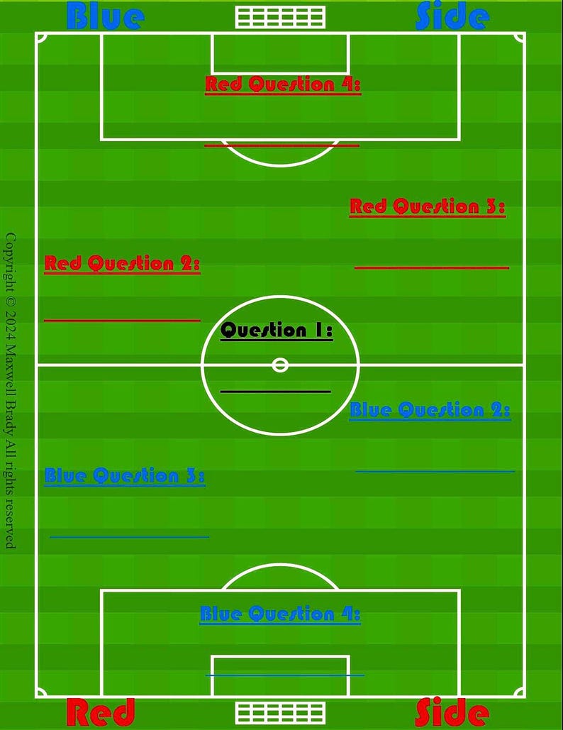 Soccer Math Math Multiplication Worksheets Soccer Sports - Etsy