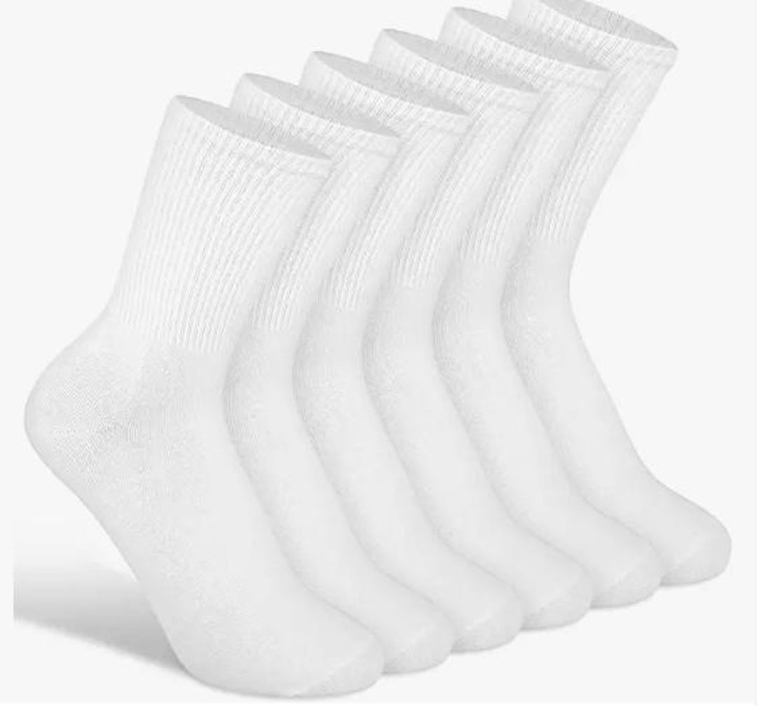 Ghana’s Scrubs Pack of 6 White Powerstride Scrub Socks - Etsy