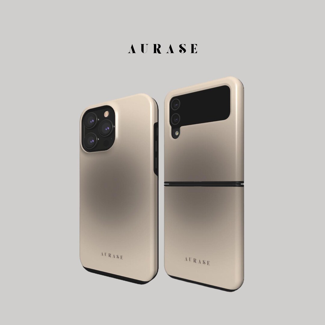 Aesthetic Aura Color Transition Phone Case iPhone 16 15 14 13 Samsung Z ...