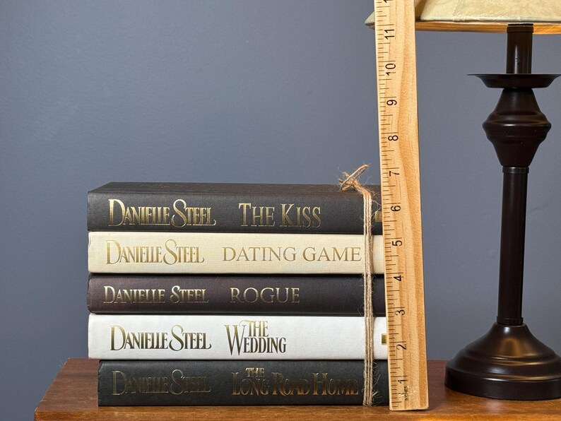 Vintage Romance Book Stack – Danielle Steel Collection - Etsy