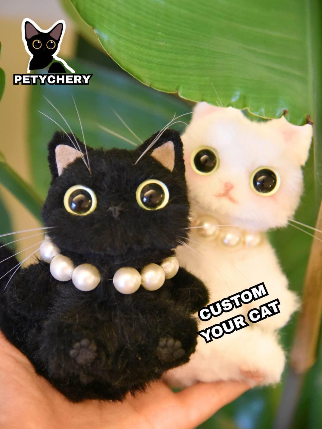 Custom Cat Plush,pocket-sized Doll,handmade Simulated Plush,cat Charm ...