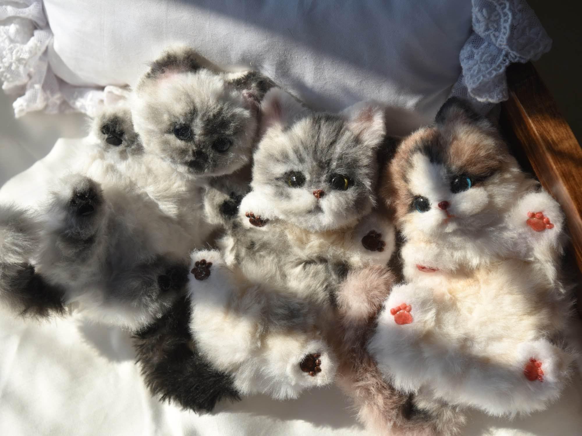 Custom Cat Plush Realistic Kitten Toy Personalized Stuffed Animal ...