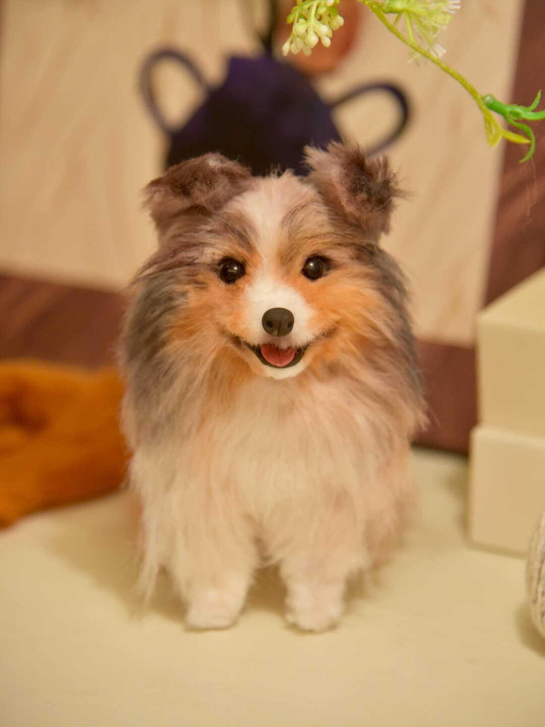 Handmade Sheltie Plush,realistic Dog Toy,handmade Simulated Plush ...