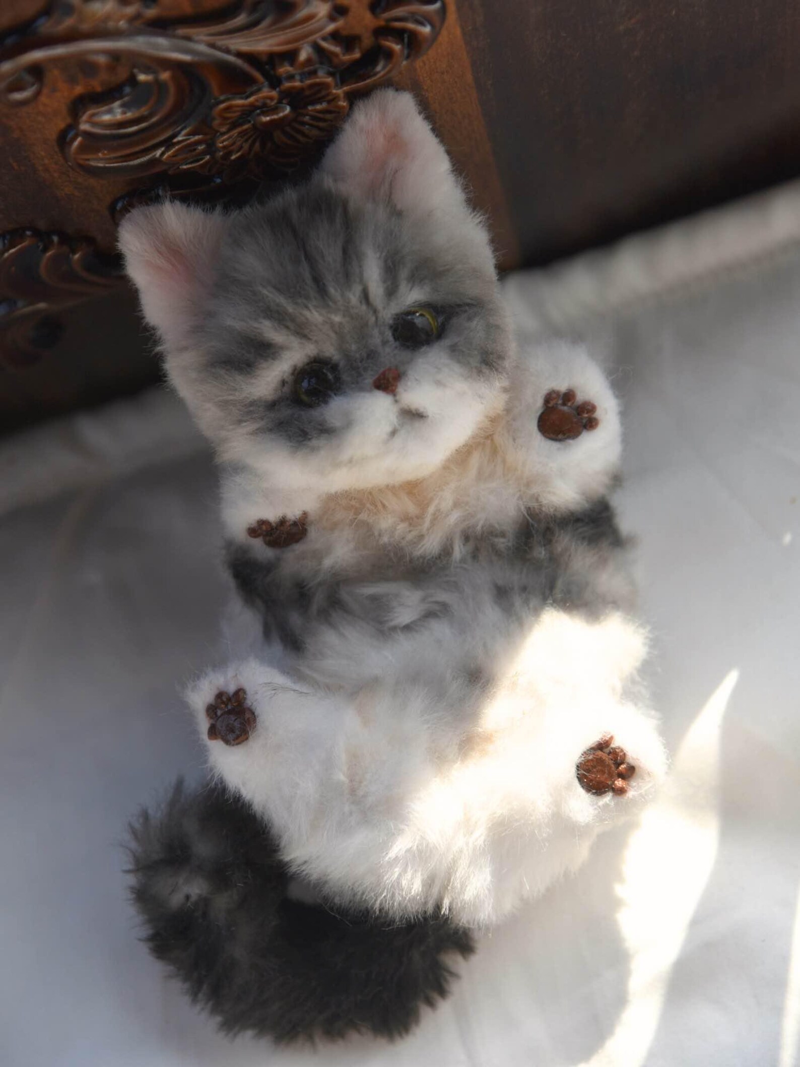 Custom Cat Plush Realistic Kitten Toy Personalized Stuffed Animal ...