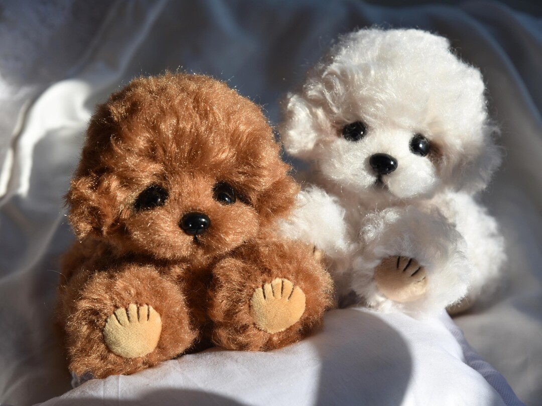 Custom Poodle Toy, Customizable Pattern,handmade Stuffed Poodle Doll ...