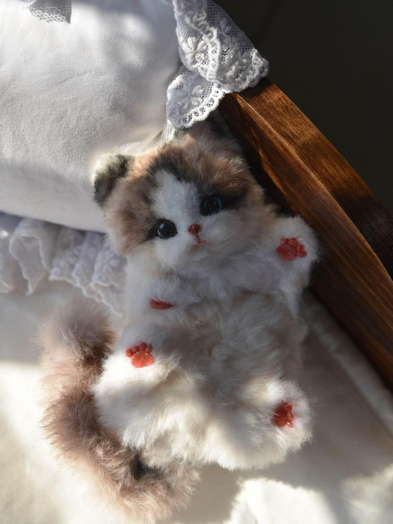 Custom Cat Plush Realistic Kitten Toy Personalized Stuffed Animal ...