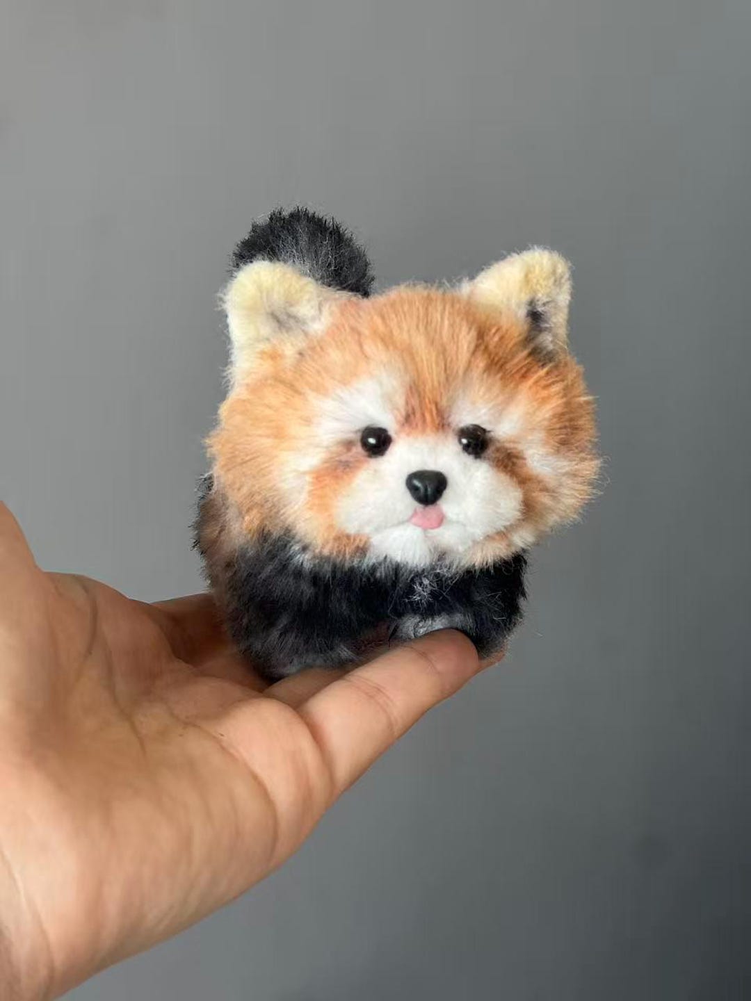 Realistic Red Panda Plush | Handmade Animal Toy | Custom Stuffed Red ...