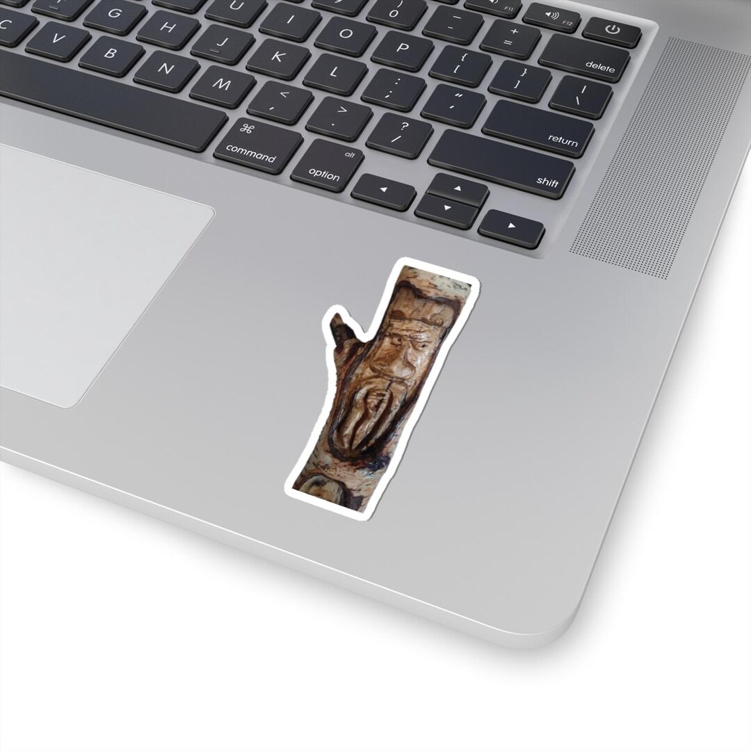 Willy Wood Spirits Sticker, Unique Funny Face Kiss-cut Stickers for ...
