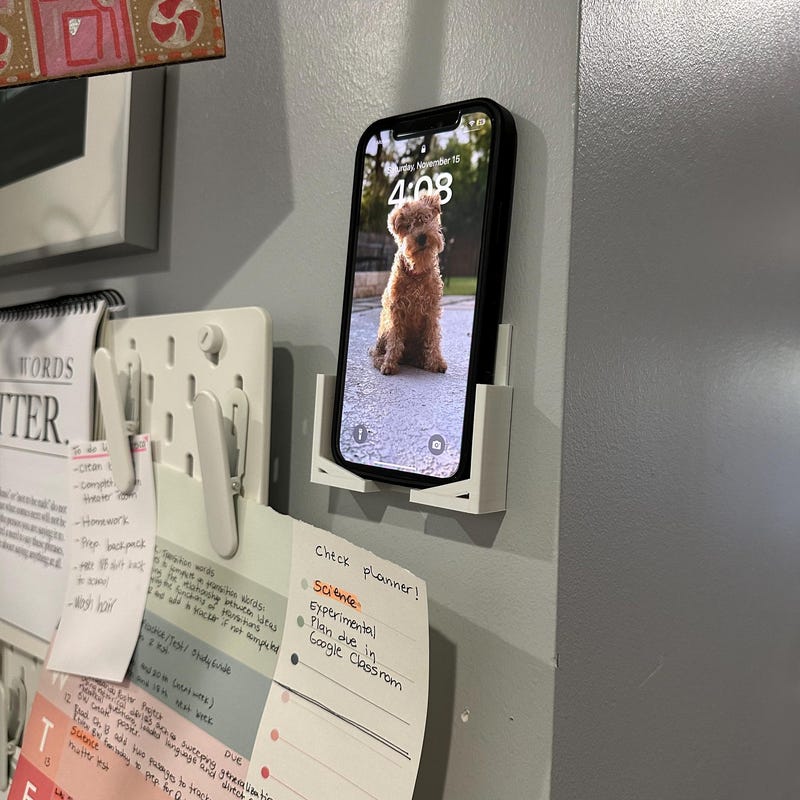 Wall Mounted Mobile Phone Holder - Etsy
