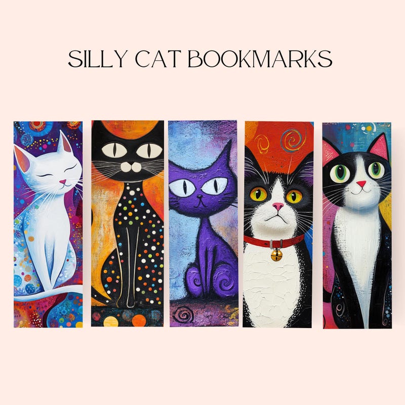 Cat Bookmark - Etsy